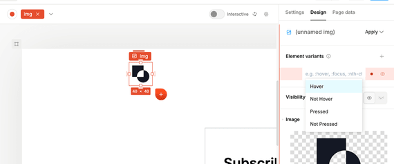 Element variants | Learn Plasmic