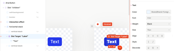 Registered variants for code components | Learn Plasmic