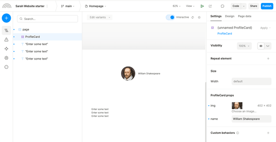 Props | Learn Plasmic