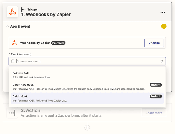 Zapier integration | Learn Plasmic