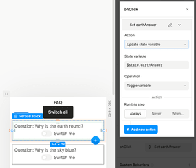 Interactions tutorial | Learn Plasmic