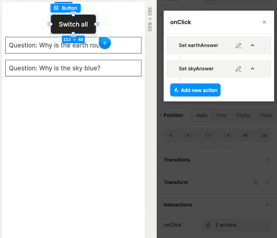 Interactions tutorial | Learn Plasmic
